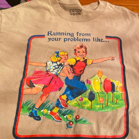candy land | Tops | Candy Land Womens Large Tshirt | Poshmark